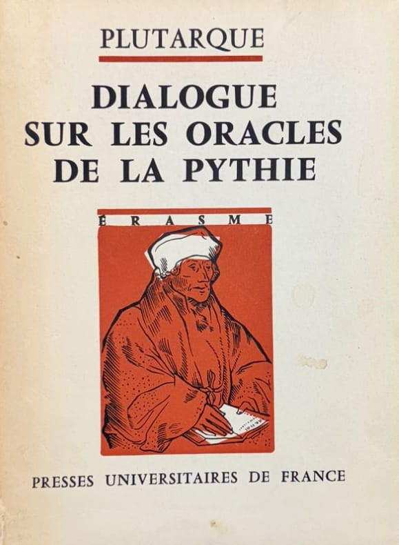 PLUTARQUE. | Dialogue sur les oracles de la Pythie. – Librairie Vignes